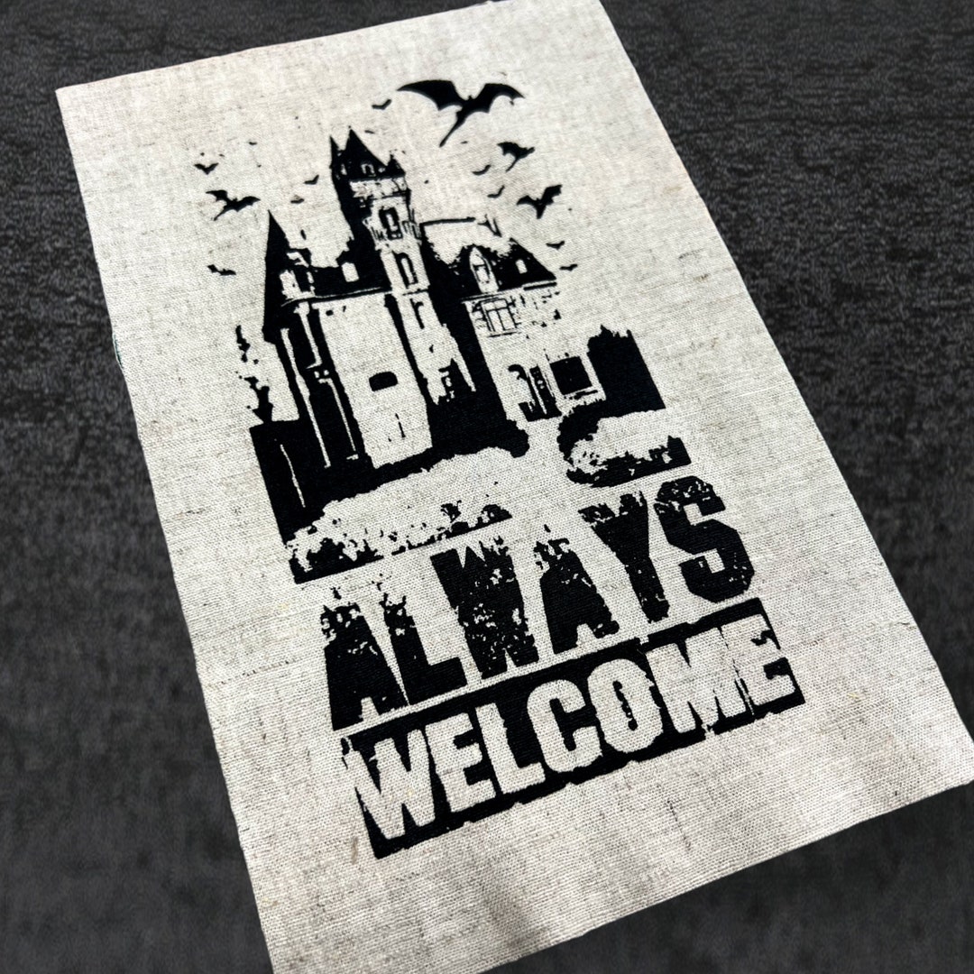 GHOST HOUSE Custom Silk Screen Patch, Patch for Denim, Patch for ...