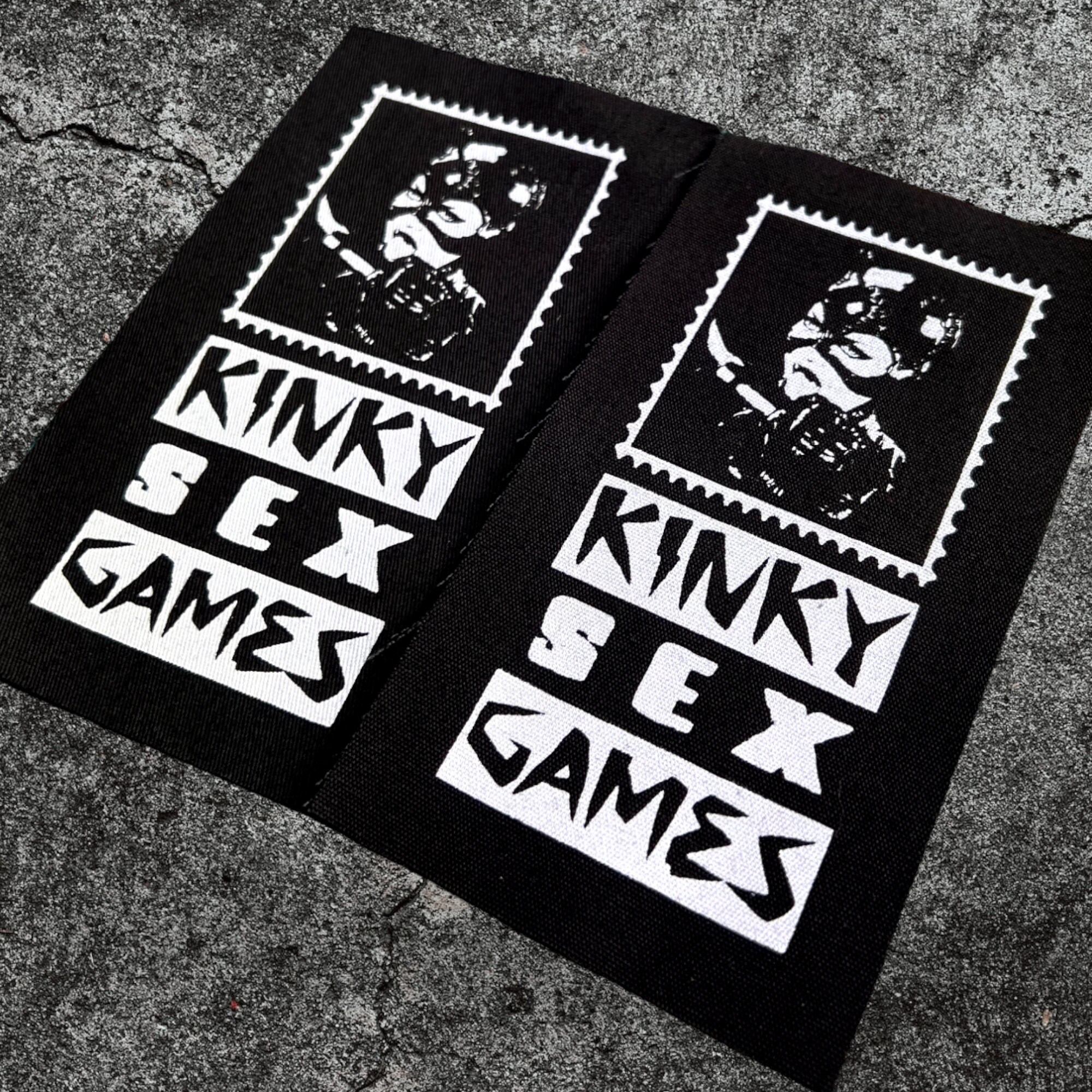 Kinky Sex Custom Silk Screen Patch Patch For Denim Patch For Leather