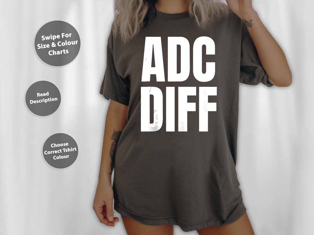 ADC Diff Difference Gaming Funny Meme T-shirt, Sweatshirt, Hoodie, Tote ...