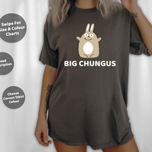 Big Chungus Meme Funny Rabbit Meme Sayings Quote Fun Outfit T-shirt ...