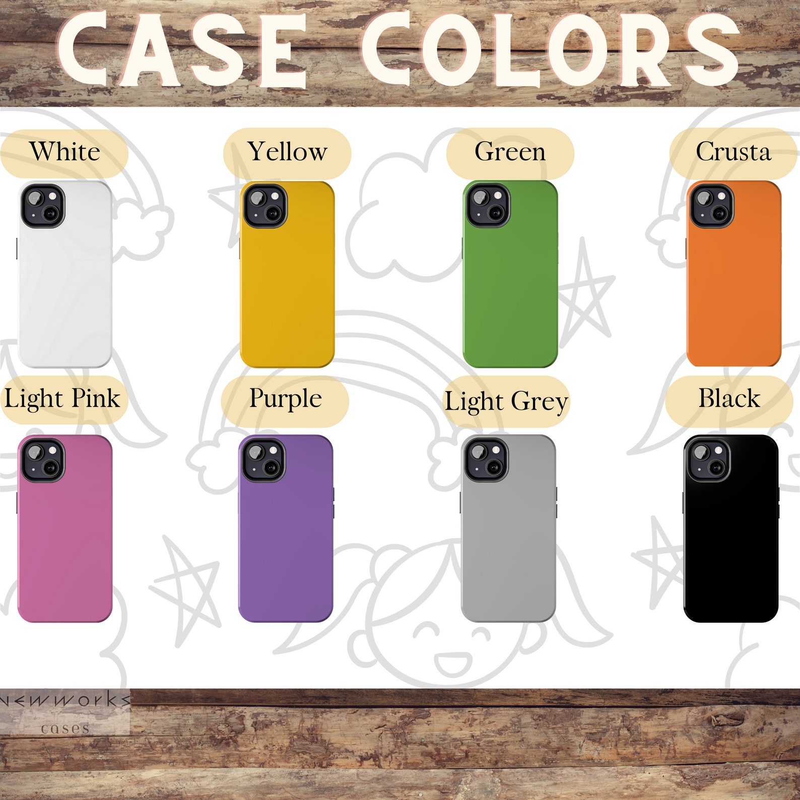 Custom Kids Childs Drawing Phone Case Using Photo and Name ...