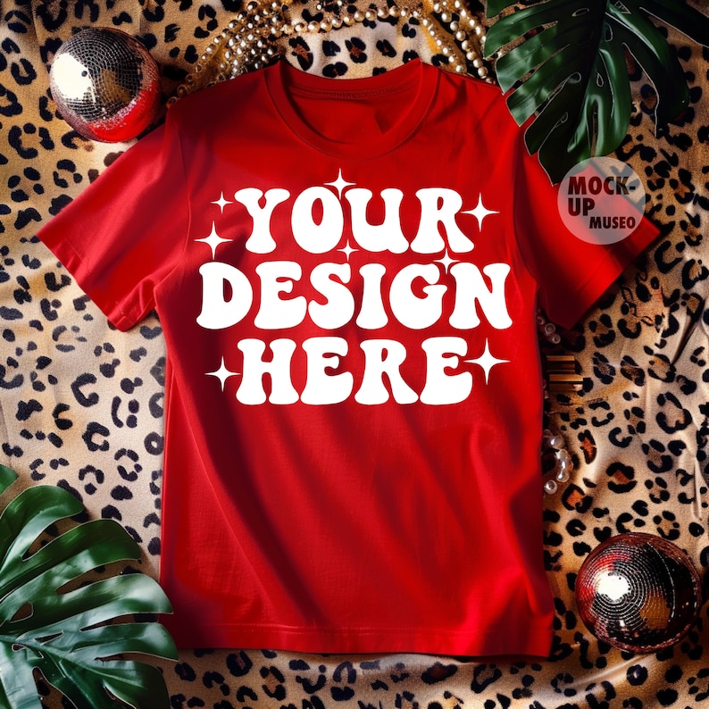 MOCKUP, RED Color Mockup, Red Shirt Mockup, Natural Mockup, Flat Lay ...
