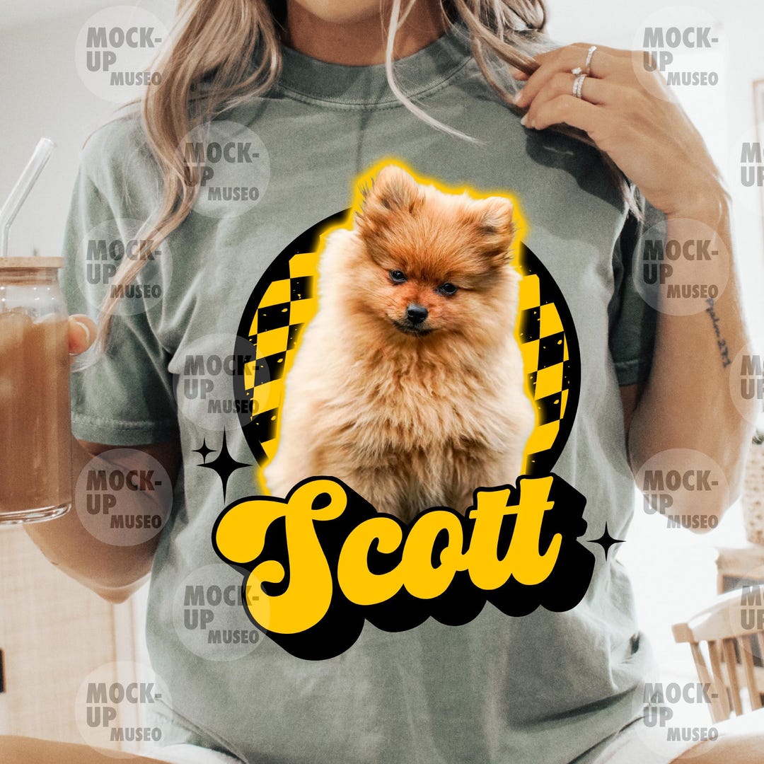 Personalized Pet Graphic PNG: Custom Animal T-shirt Design (digital ...