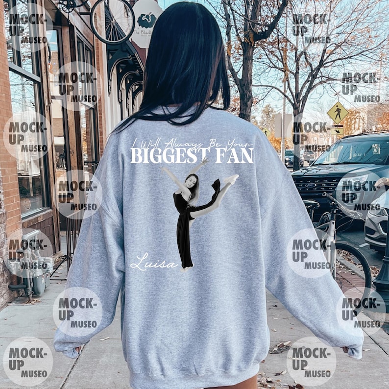 Custom Dance Biggest Fan PNG, Personalized Dancer Support Shirt Design ...