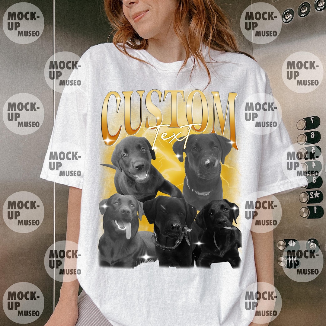 Personalized PET Animal Graphic PNG: Custom Animal Bootleg Shirt Design ...