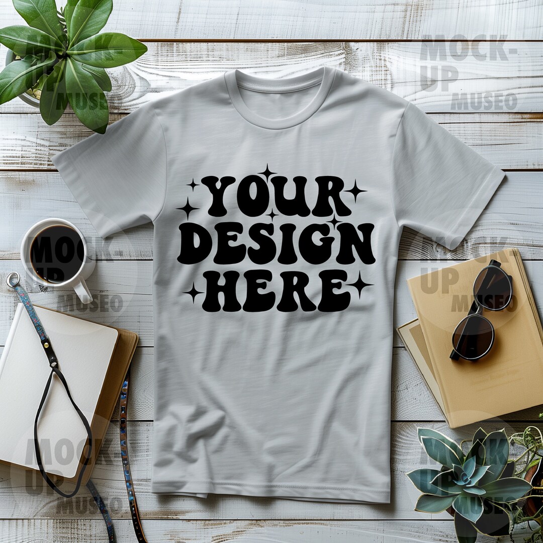 Grey Color T-shirt Mockup, Grey Shirt Mockup, Casual T-shirt Showcase ...