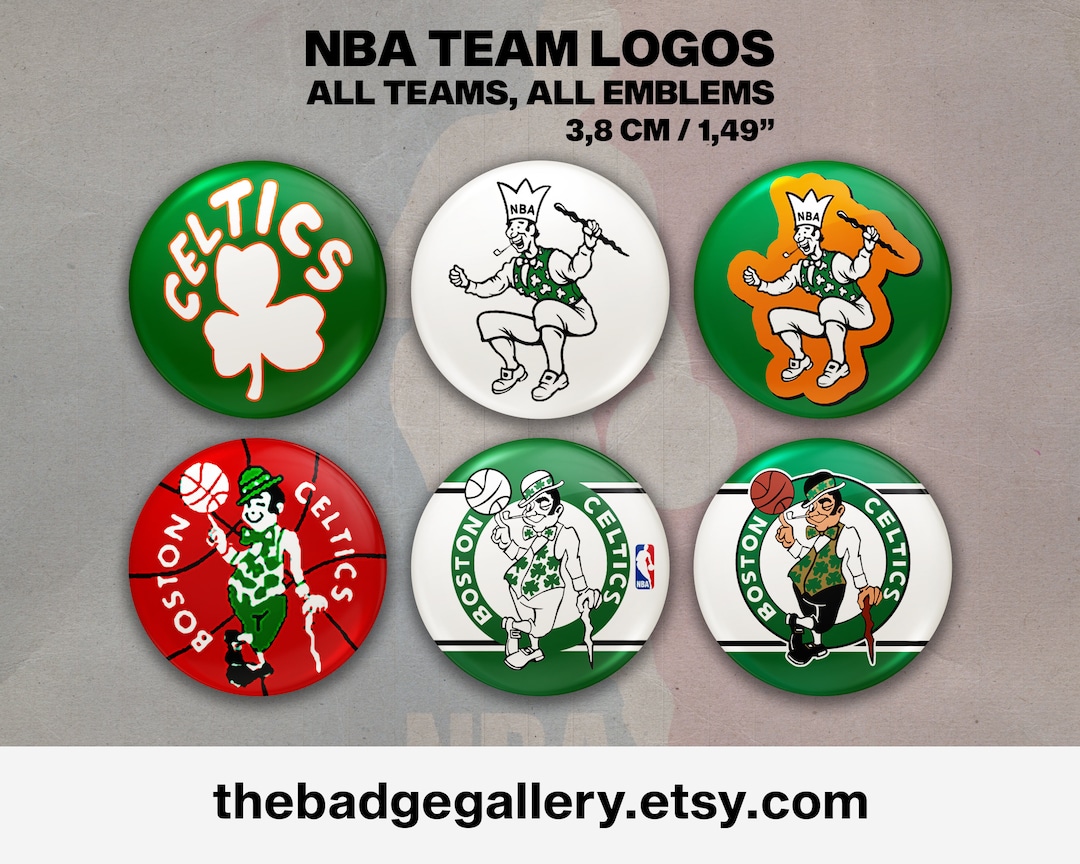 NBA Team Logo Badges, Pins Buttons, Chapas/mixed Eras & Styles: Current ...