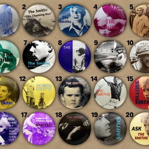 The Smiths Album Cover Badges, Pins Buttons, Magnetic Buttons/indie ...