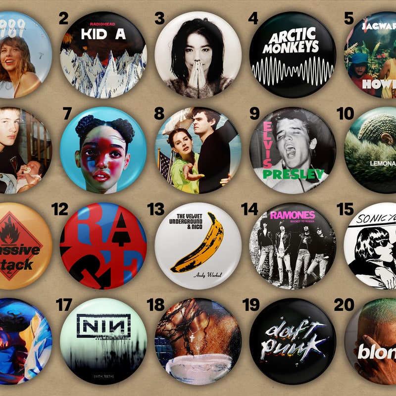 Music Buttons - Etsy