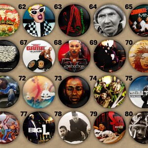 Music Album Cover Badges, Pins Buttons, Magnetic Buttons/hip Hop, Rap ...