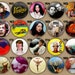 Album Cover Pin Button – 80s & 90s Rock, Pop and Electronic Music Badge ...