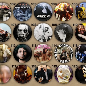 Music Album Cover Badges, Pins Buttons, Magnetic Buttons/hip Hop, Rap ...