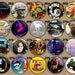 Album Cover Pin Button – 80s & 90s Rock, Pop and Electronic Music Badge ...