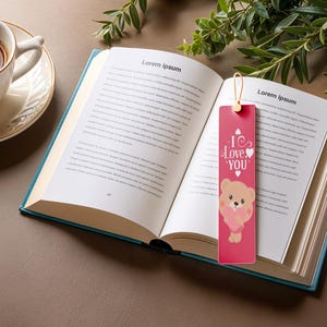 Be My Valentine Printable Bookmarks, Love Themed Bookmarks, PNG ...