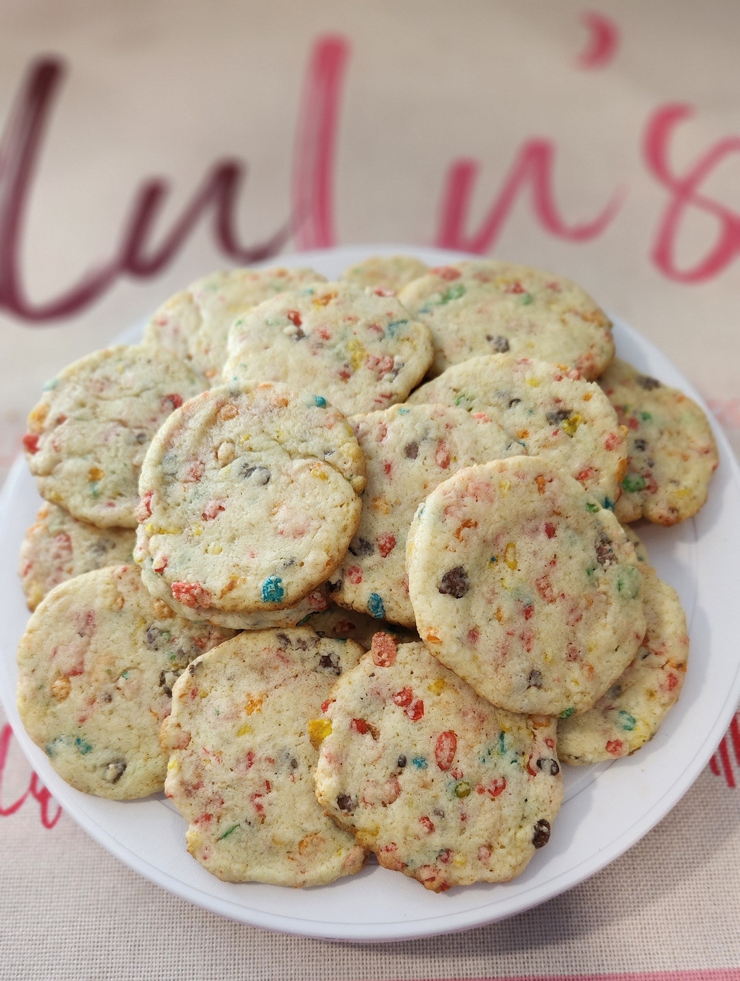 24 Count Fruity Pebble Twist Cookie - Etsy