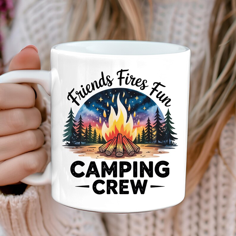 Friends Fires Fun Camping, Funny Png, Print File, Camping Sublimation ...