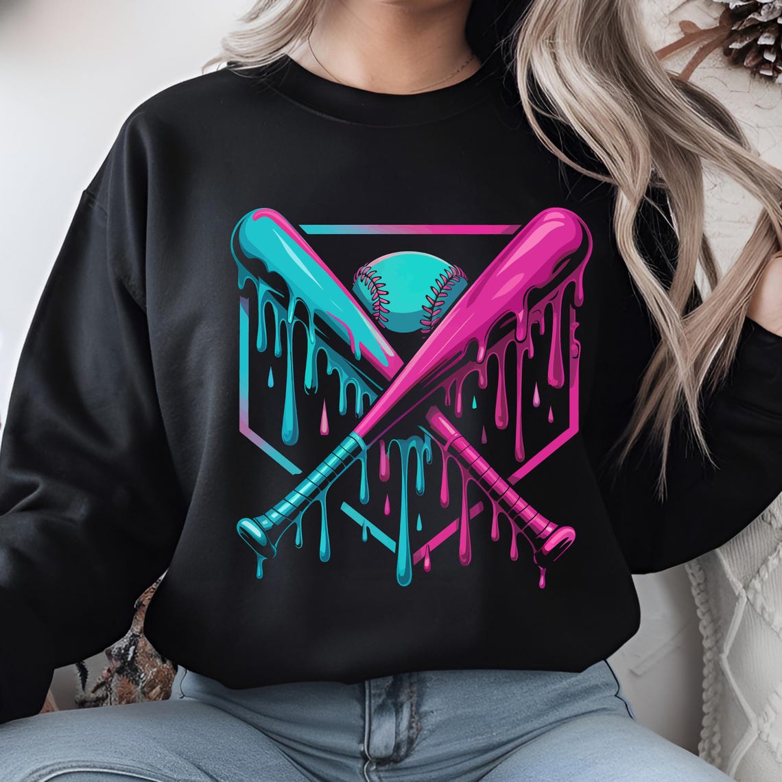 Baseball SVG, Baseball Drip PNG, Baseball Shirt, Baseball Mom, Ice ...
