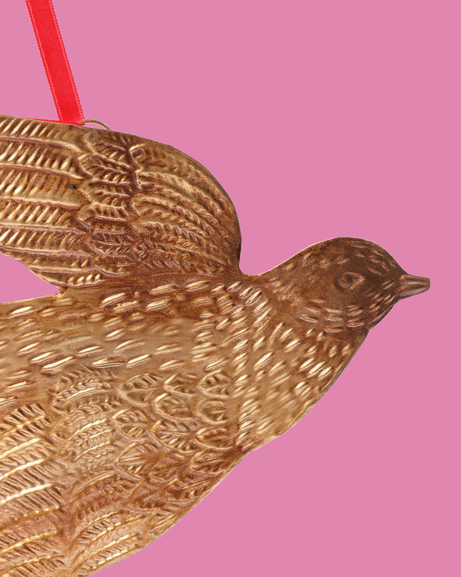 Golden Hanging Flying Bird Ex-voto Decoration - Etsy UK