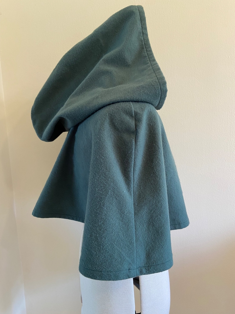 Hooded Capelet in Cotton Flannel for LARP, Reenactment, Cosplay - Etsy