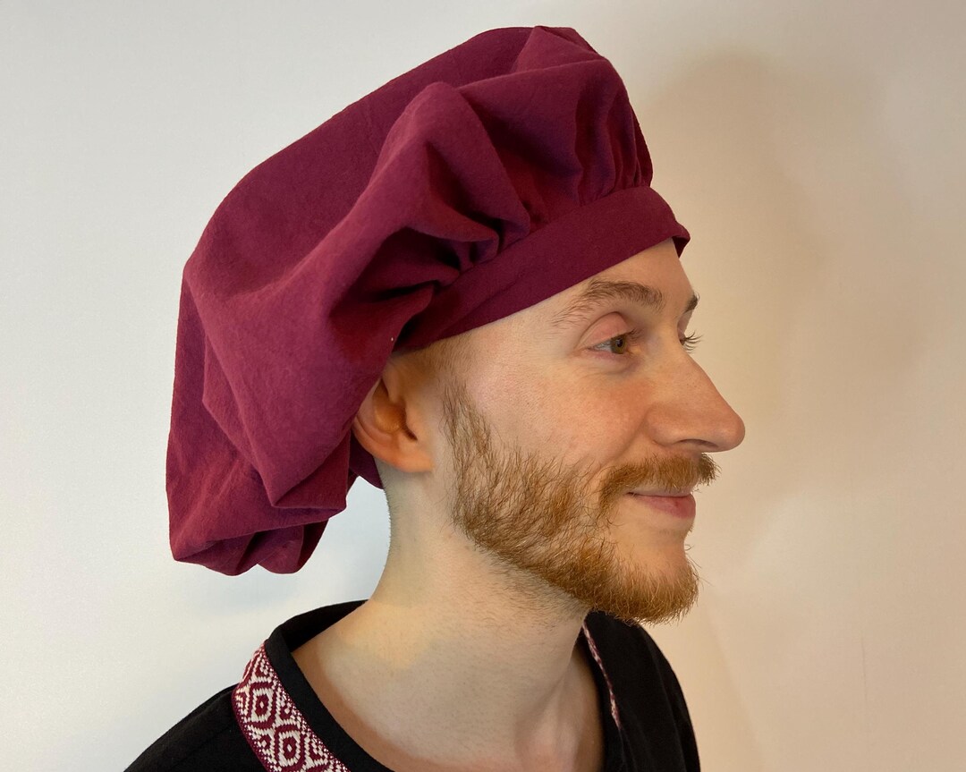 Renaissance Cotton Muffin Hat for Reenactment LARP Cosplay - Etsy