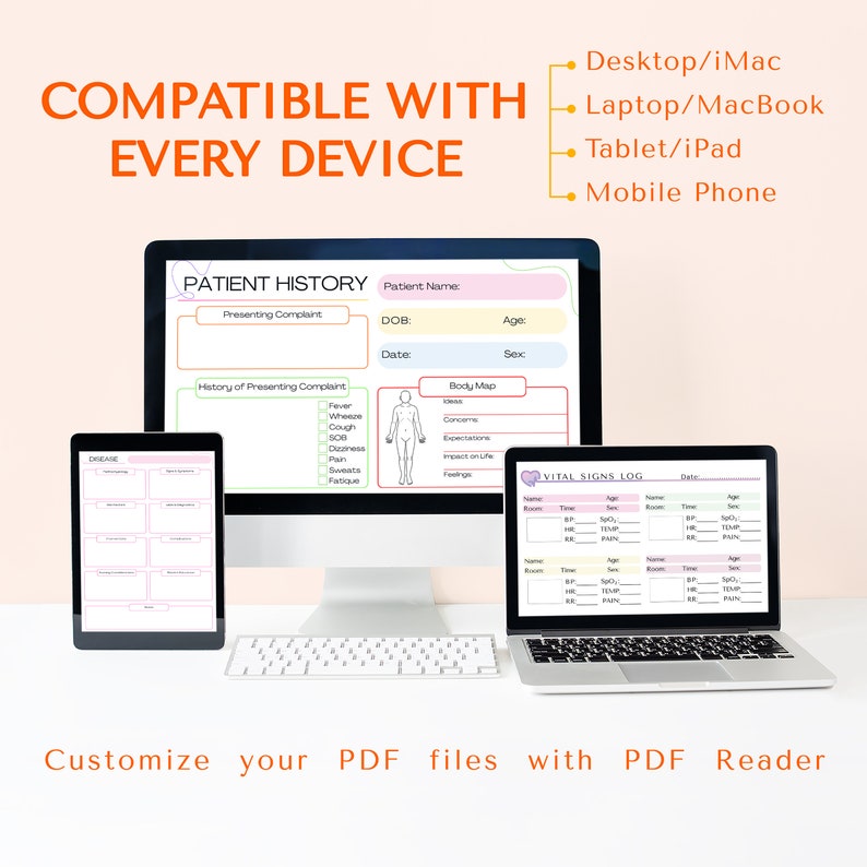 Nursing Template Bundle, Nurse Note Digital Download, Medication To-do ...