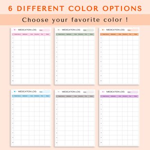 Multiple Patient Medication Log, Printable Medication Tracker, Nursing ...
