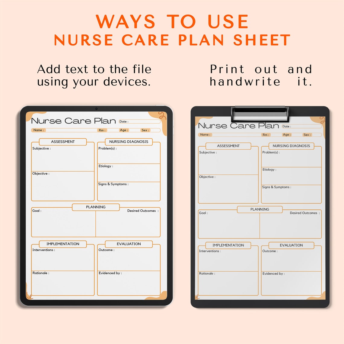 Nursing Care Plan, Nursing Organization, Patient Care Plan, Good Notes ...