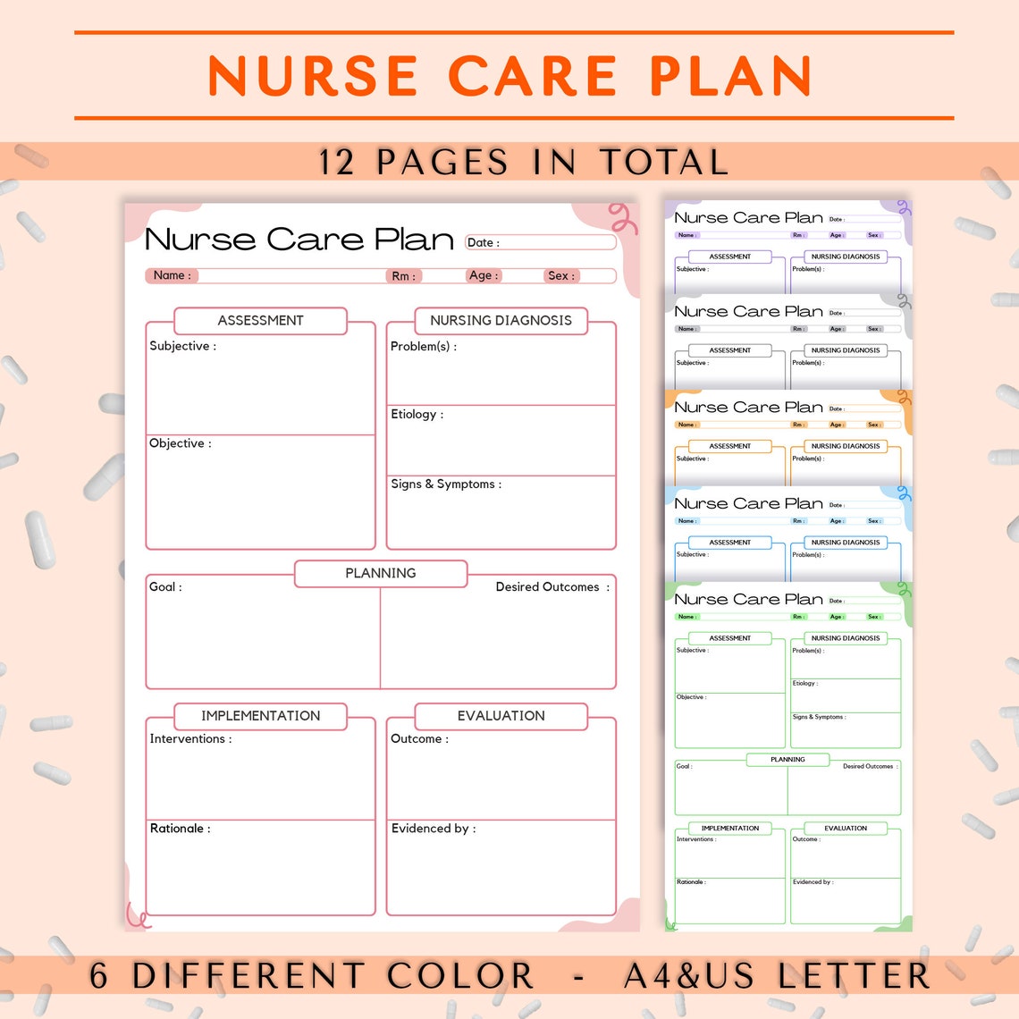Nursing Care Plan, Nursing Organization, Patient Care Plan, Good Notes ...