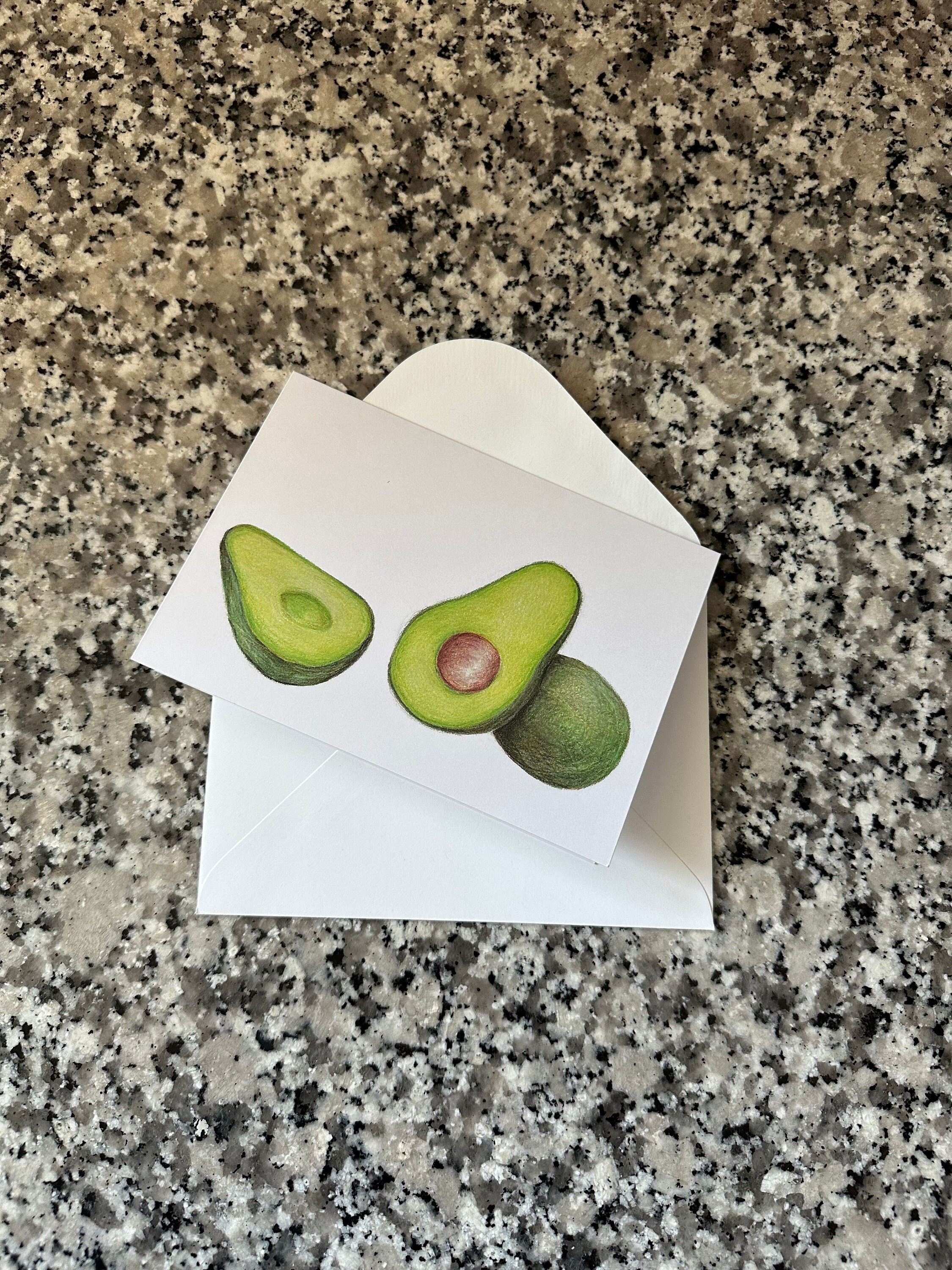 Fruits & Veggies Greeting Cards set of 5 - Etsy