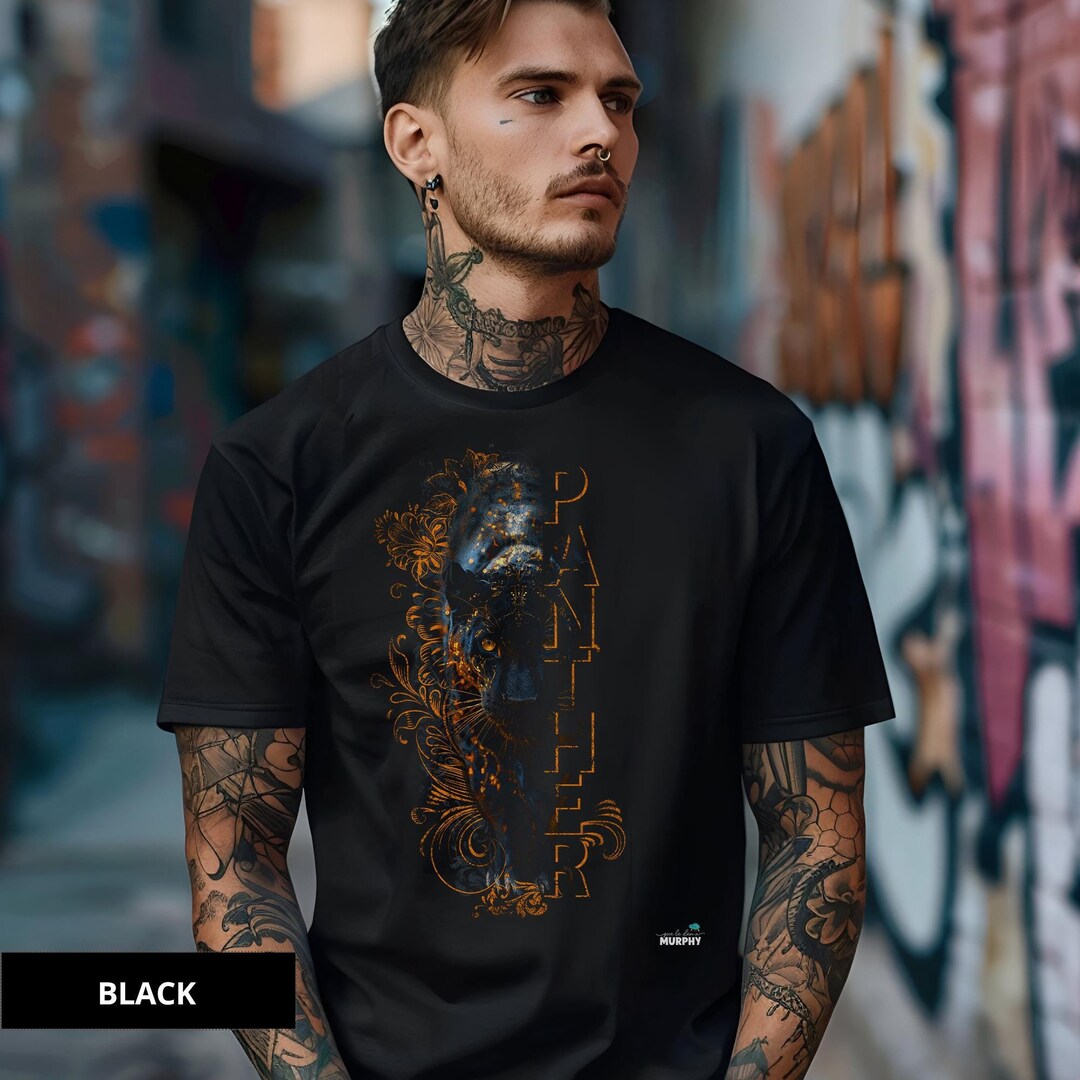 Black Panther Shirt, Panther Spirit, Gift for Wild Soul and Panther ...