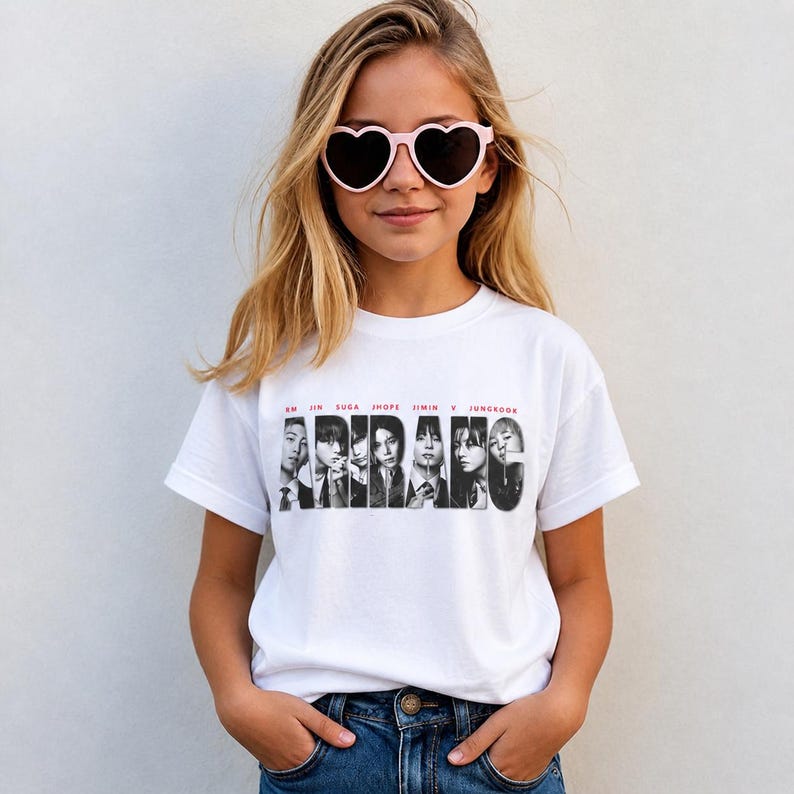 K-pop Kids T-shirt | Korean Pop Music Graphic Tee for Girls & Boys ...