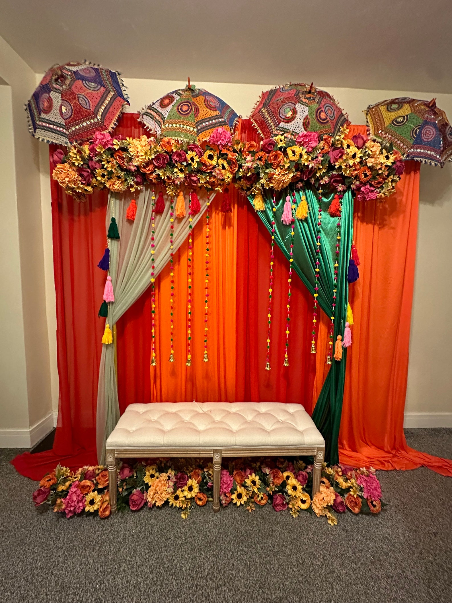 Manchester UK Mendhi / Mehendi / Haldi / Dhoki Wedding Stage for Hire ...