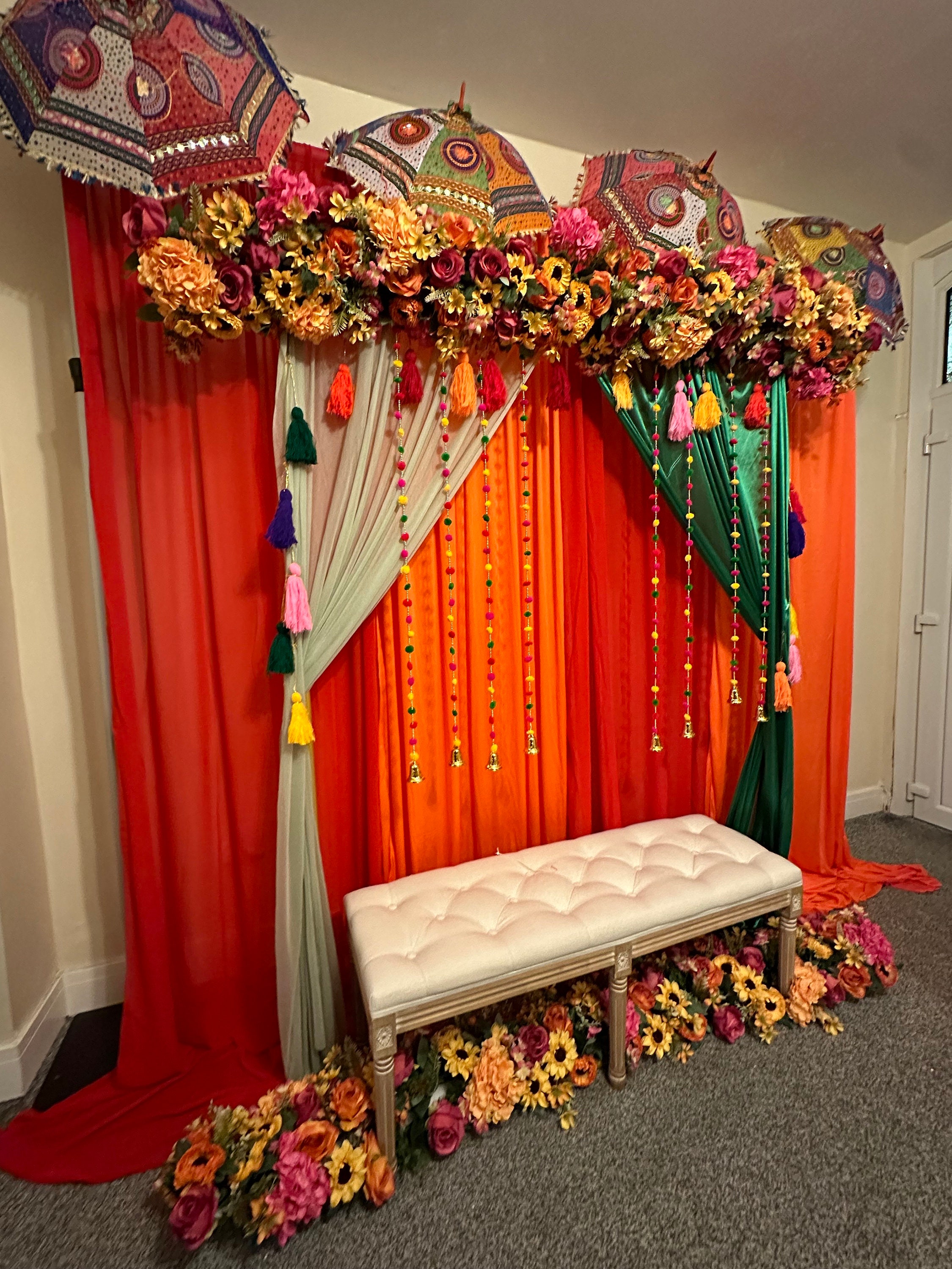 Manchester UK Mendhi / Mehendi / Haldi / Dhoki Wedding Stage for Hire ...