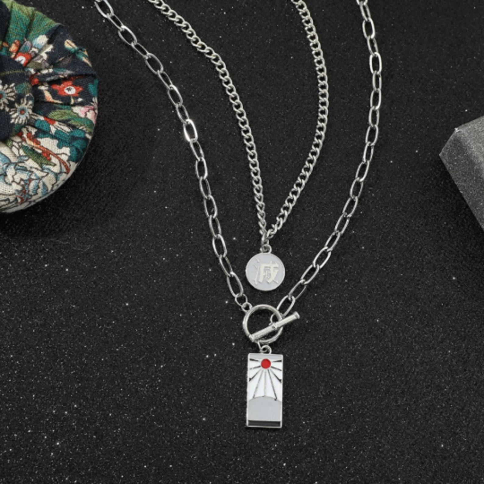 Hanafuda Necklace,anime Necklaces,cosplay Necklaces,anime Jewelry,demon ...