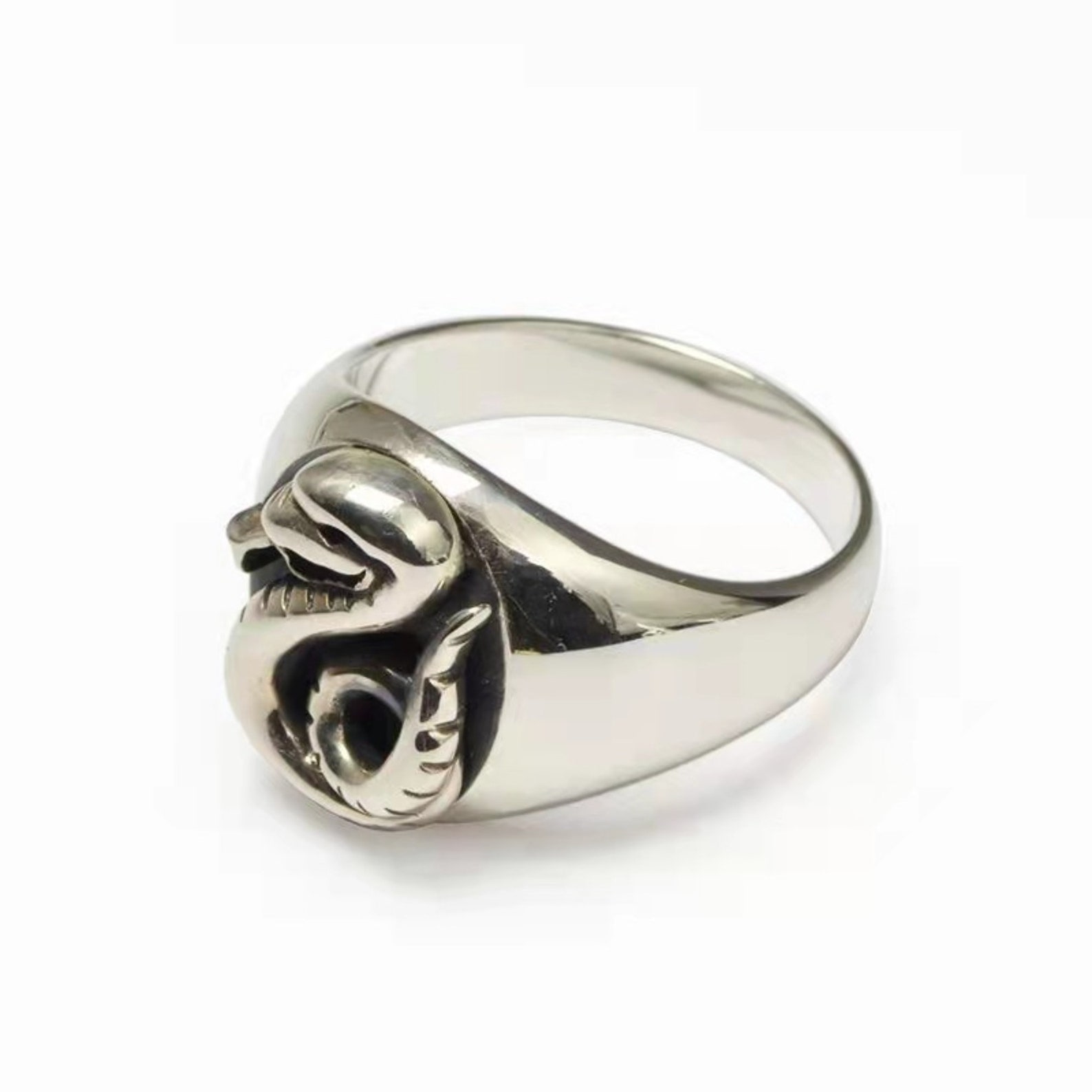 Malfoy Badge Ring, Wizard Ring, Magician Snake Ring, Magician Wizard ...