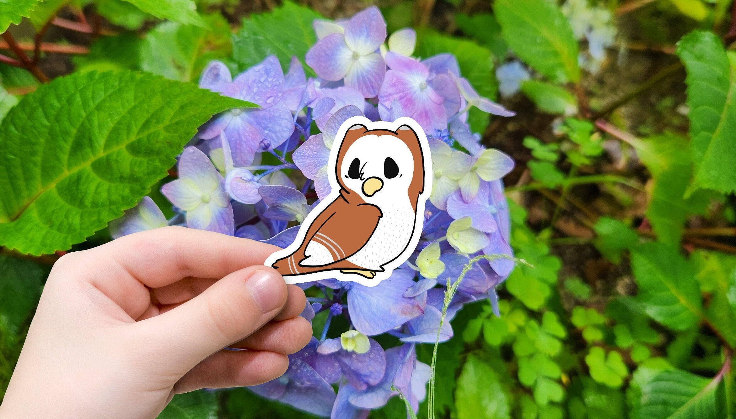Unique Hand Drawn Owl Sticker Perfect for Notebooks and Planners - Etsy