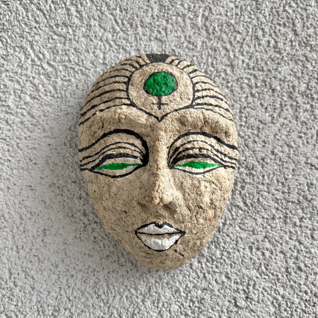 Venus Mask: Paper Mache Wall Hanging, Taurus & Libra Zodiac Decor - Etsy