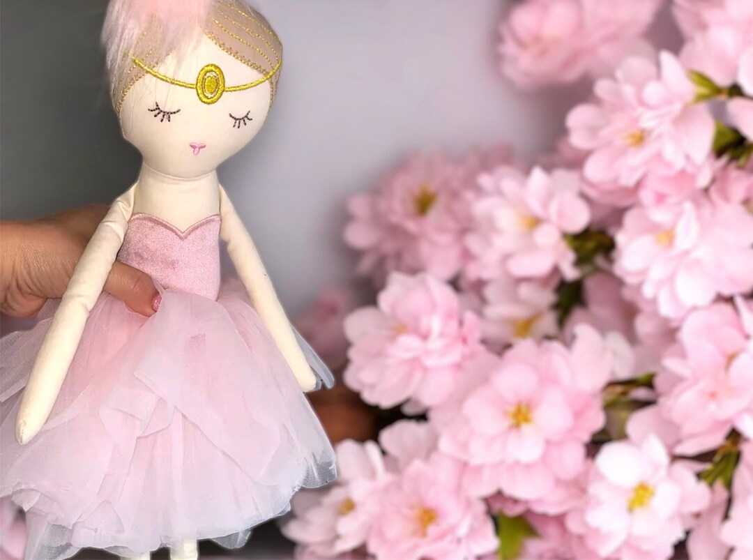 Ballerina Feather Plush Toy, Ballerina Dancer, Keepsake, Recital Gift ...