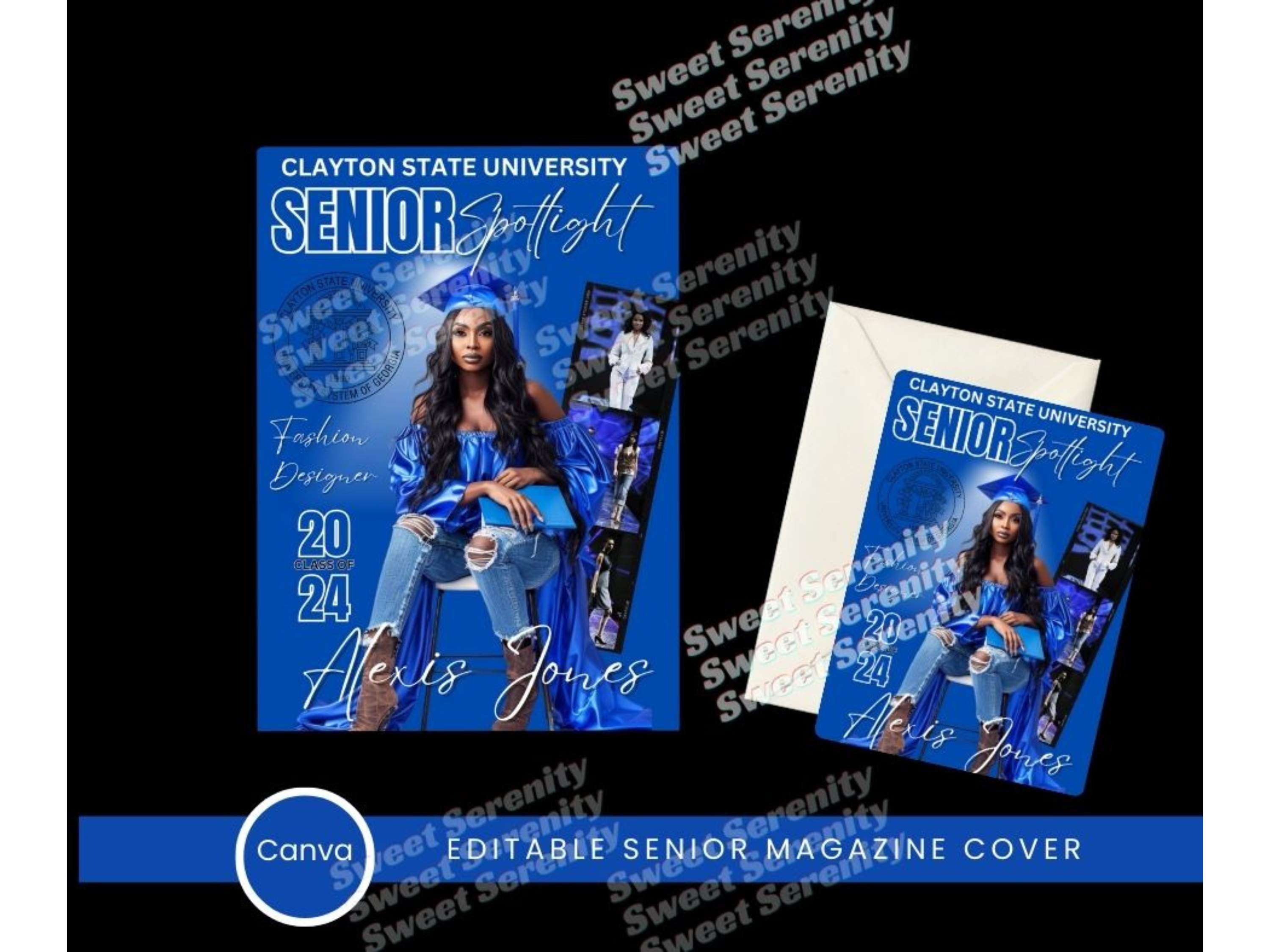 Personalized Senior Magazine Cover Template - Editable and Customizable ...