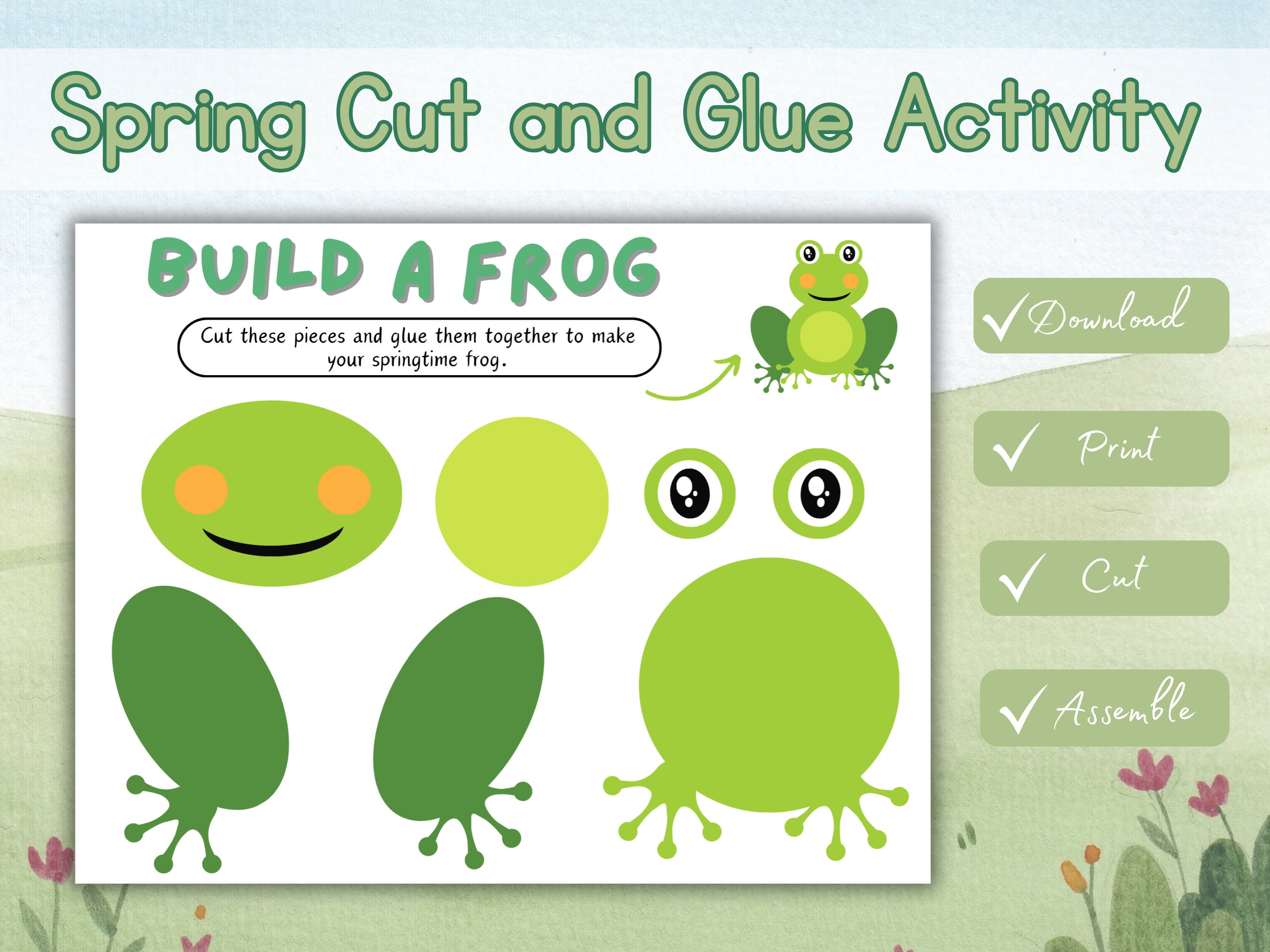 Build a Frog - Etsy