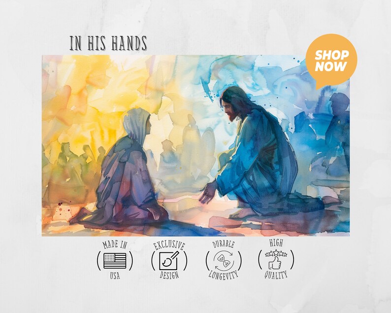 Matthew 5:34 Jesus Heals Bleeding Woman of Faith Healing Jesus Healing ...