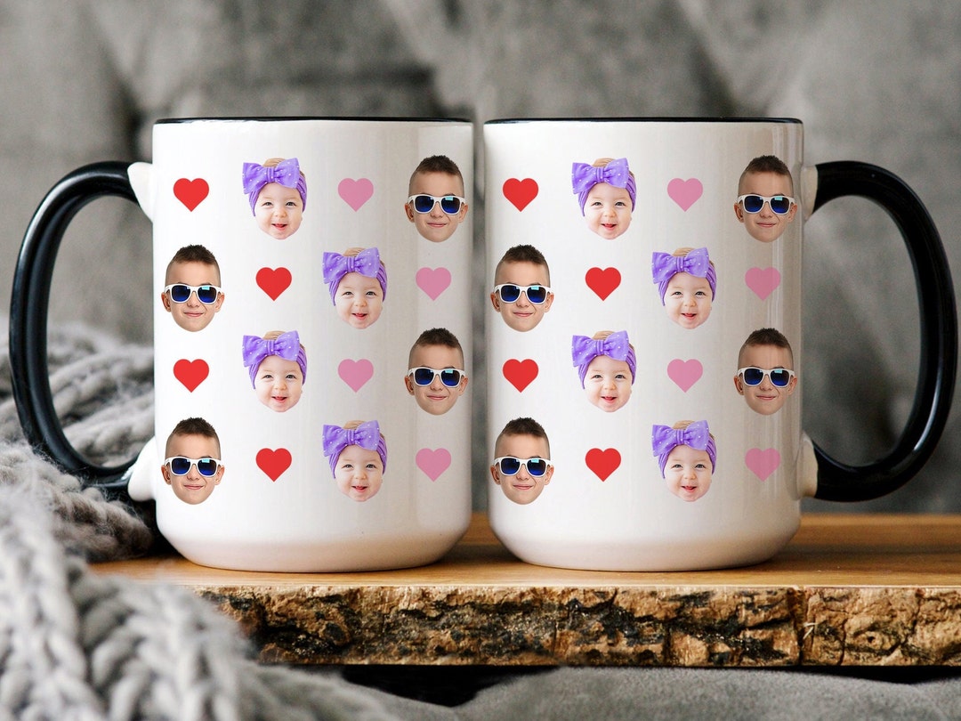 Baby Face Mug, Face Coffee Mug, Custom Photo Mug Your Husband's Face ...