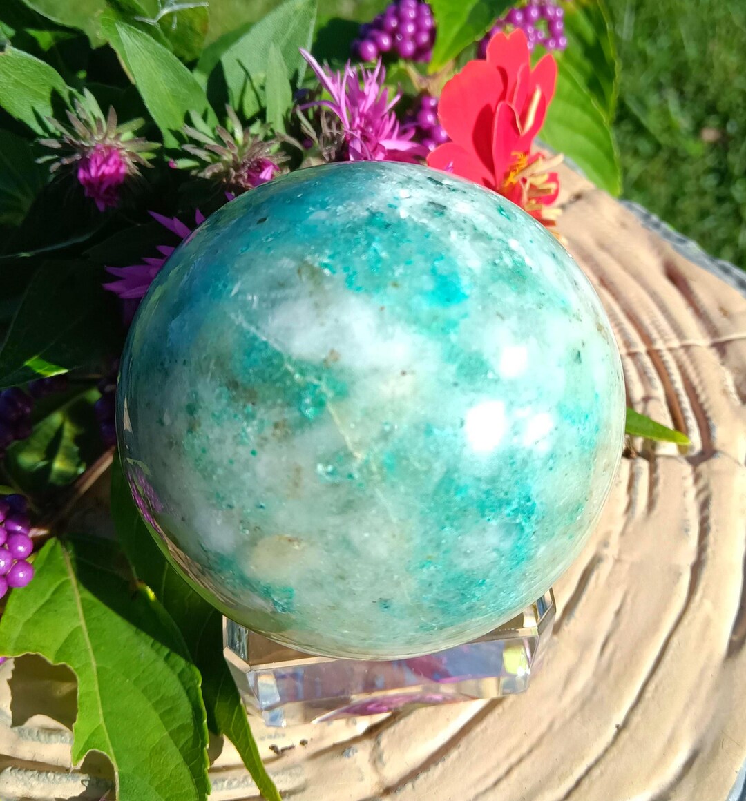 Blue Phoenix Stone Sphere;2.3" Rare - Etsy