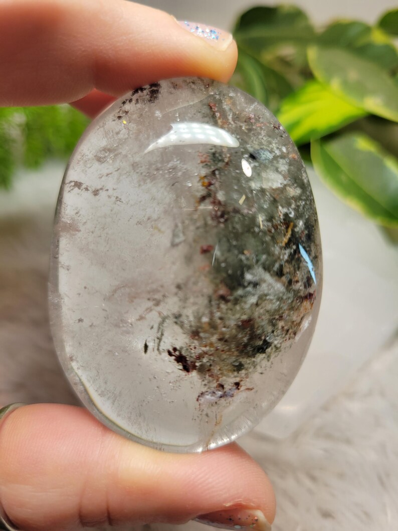 Piedra de palma de cristal de cuarzo para jardín: 2,5" - Etsy España
