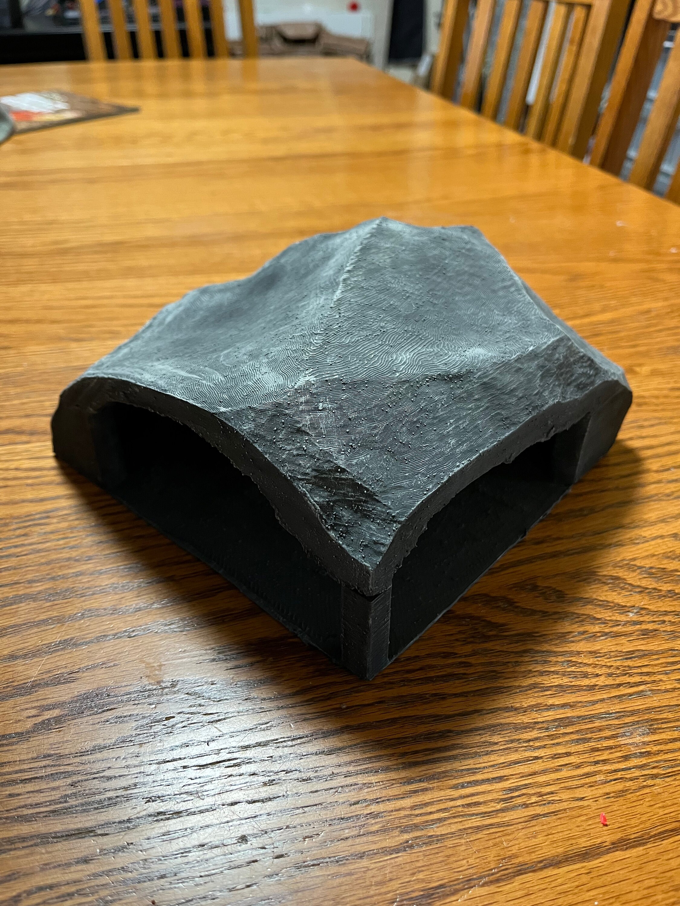 Reptile Terrarium Corner Hide Underground Corner Viewing 8"l X 8"w X 3. ...