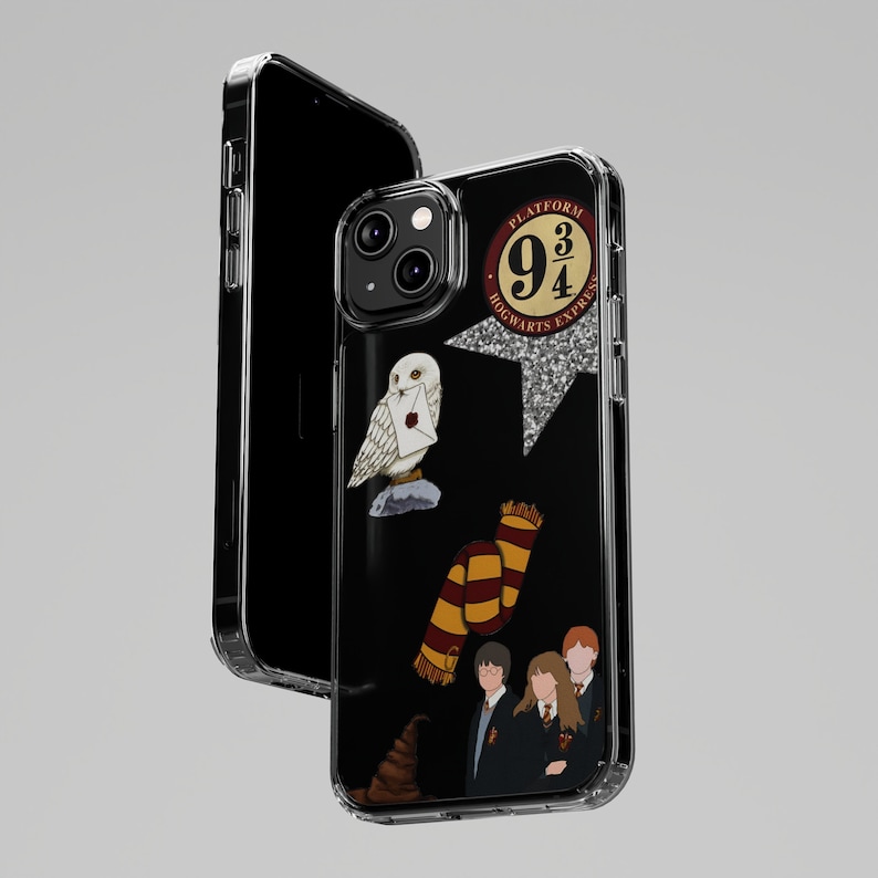 IPhone Clear Design Case Harry Potter Themed. Hermione Granger, Ron ...