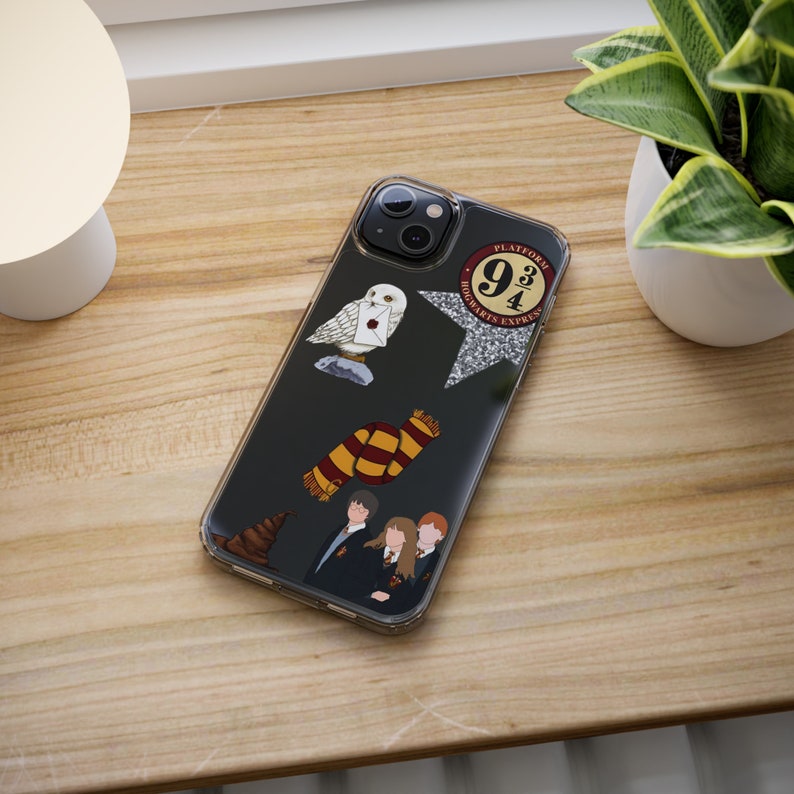 IPhone Clear Design Case Harry Potter Themed. Hermione Granger, Ron ...