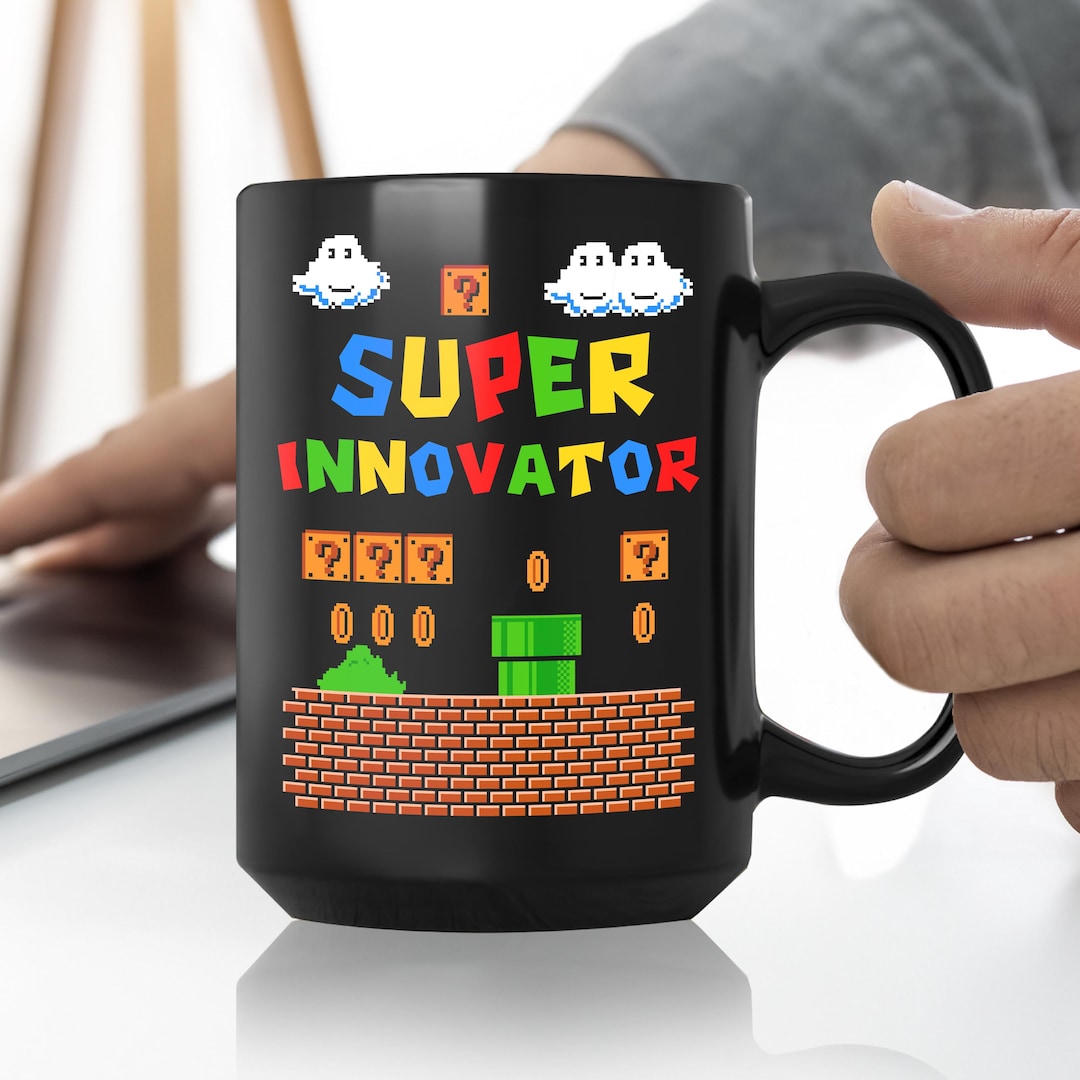 Super Innovator, Retro Video Game, Retro Gamer Mug, Gamer Gift Mug ...