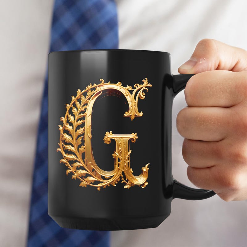 Initial Mug Christmas G - Etsy