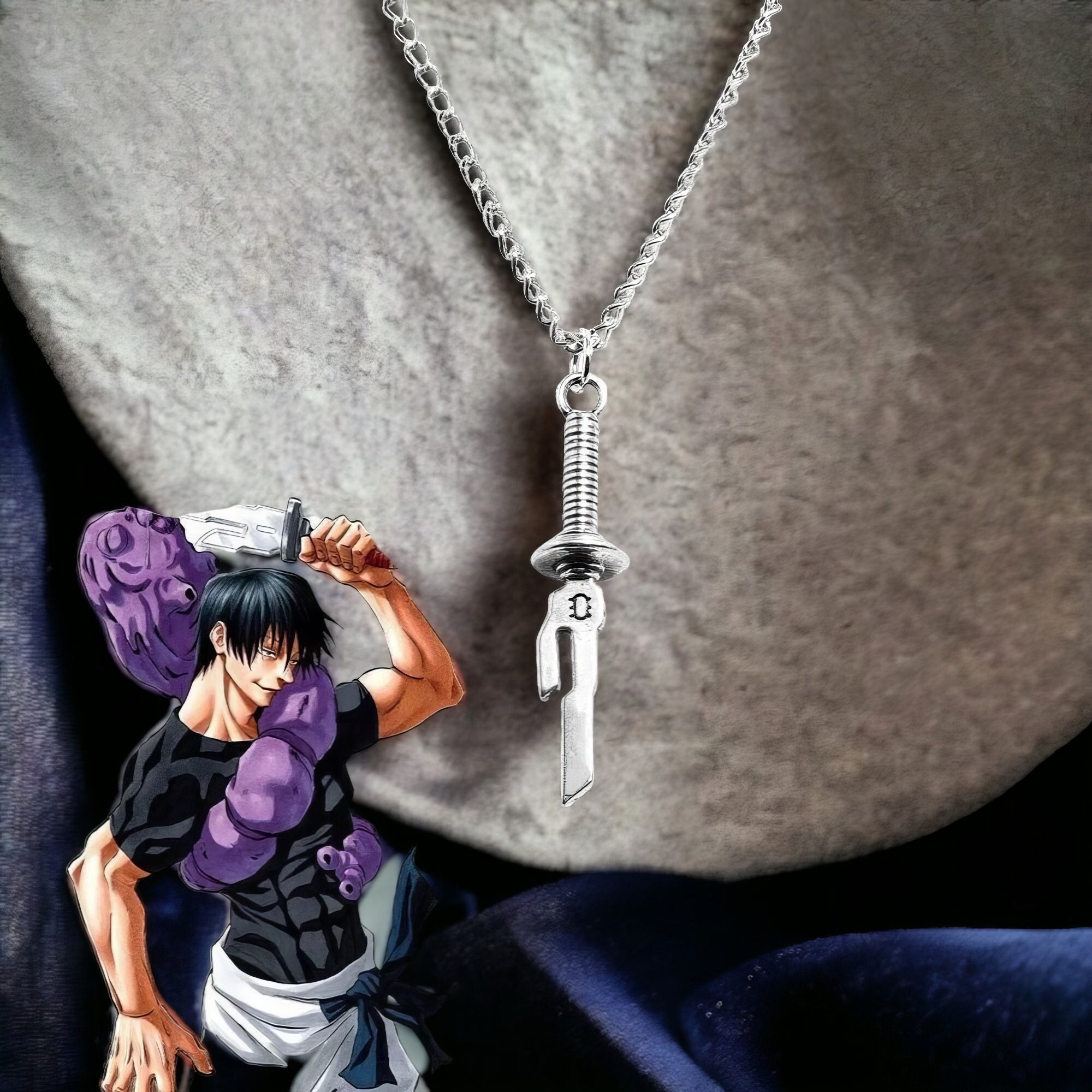 Jujutsu Kaisen Inspired Fushiguro Toji Sword Pendant Anime Cosplay ...